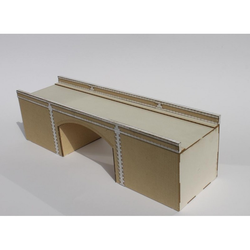 Pont SNCB voie double, route normale