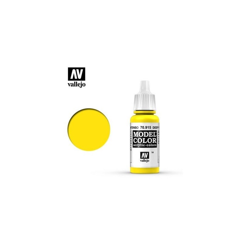 VAL70915 Vallejo Deep Yellow 17ml