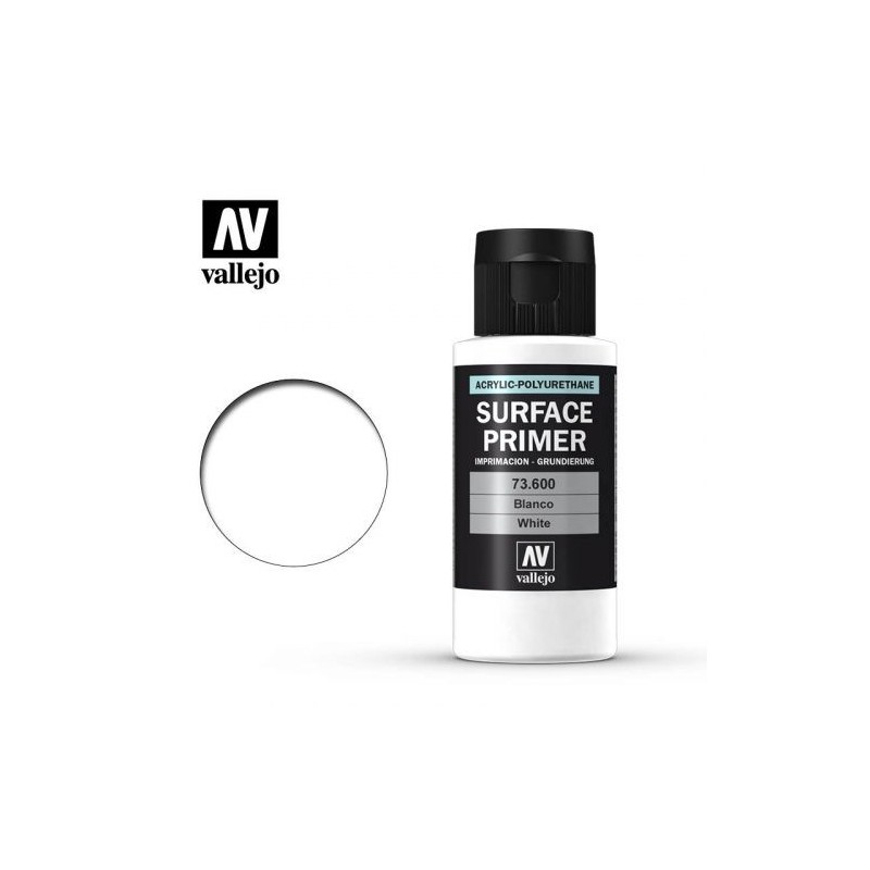 VAL73600 Vallejo White Surface Primer 60 ml